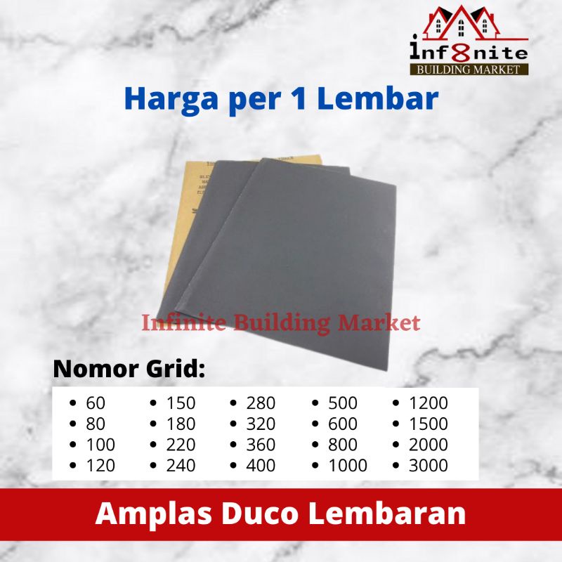 Jual Amplas Duco Hampelas Hamplas Duco Lembaran Ampelas Kertas Halus ...