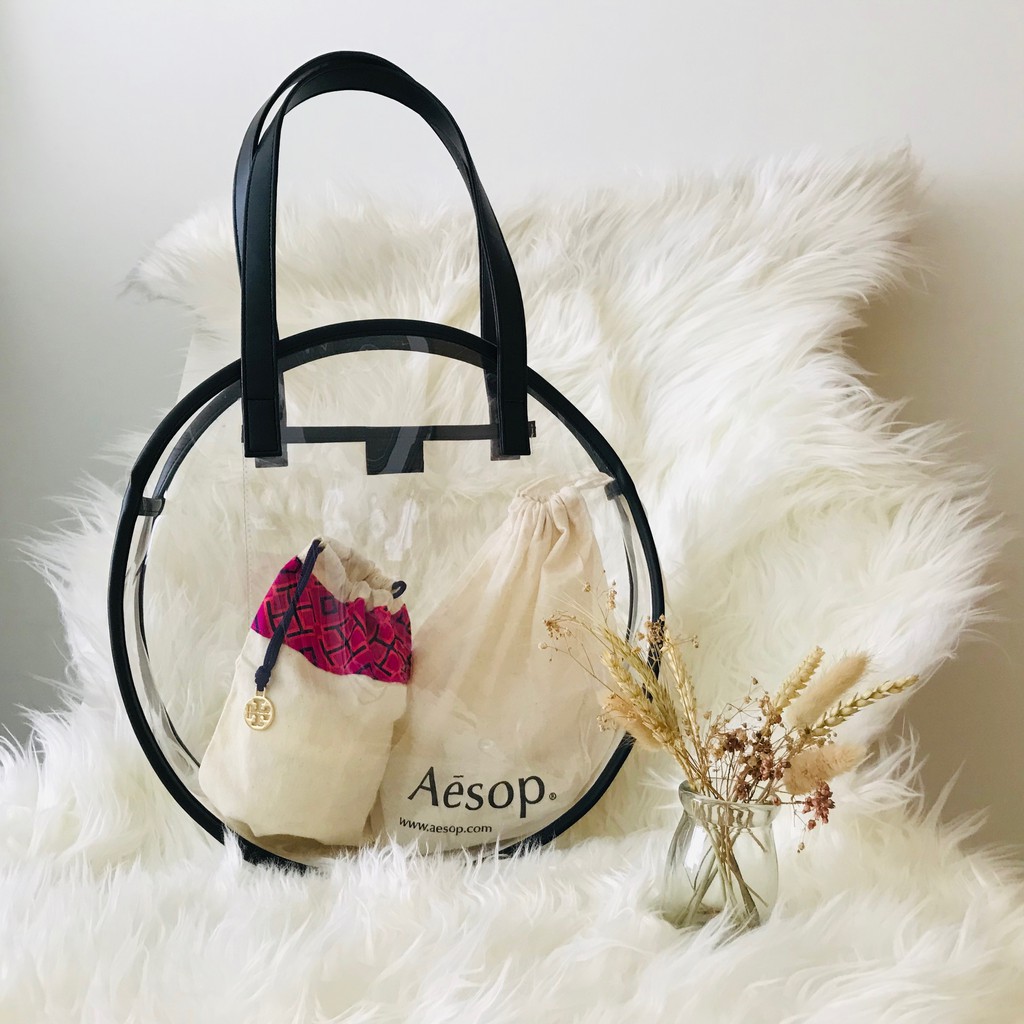 Jual KOREAN BAG - WOMEN ROUND TRANSPARENT PVC BAG | Shopee Indonesia