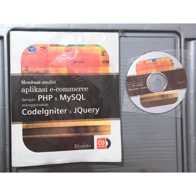 Jual Buku Membuat Aplikasi e-Commerce PHP MySQL dengan CodeIgniter + CD | Shopee Indonesia