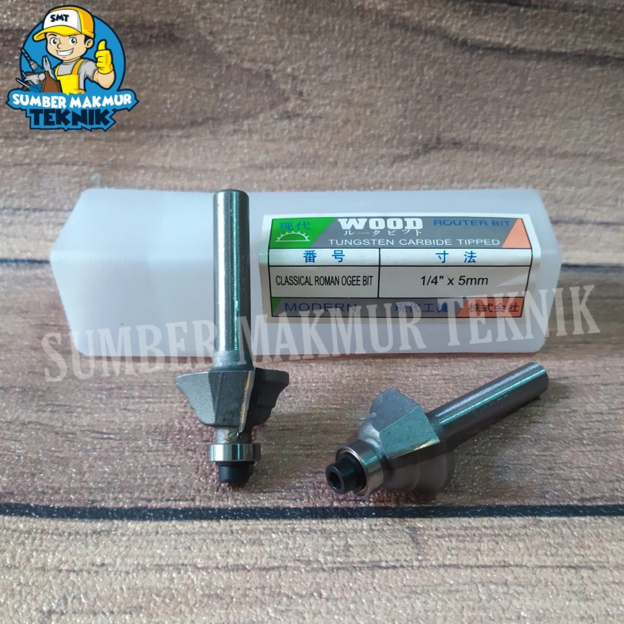 Jual Mata Profil Kayu Classical Clasical Roman Ogee Oge Bit Router 1/4 ...