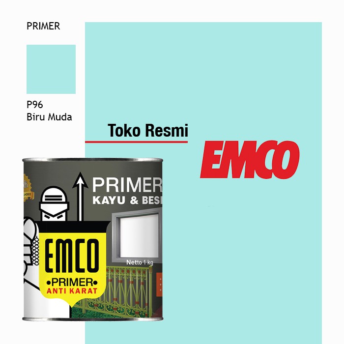Jual Emco Primer Kayu & Besi PKB - 1kg Cat Dasar Anti Karat Anti Rayap 1 KG | Shopee Indonesia