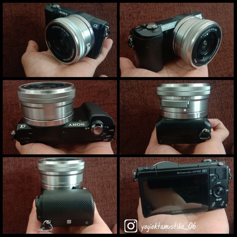 Jual sonny a5000+Lensa kit 16-50mm | Shopee Indonesia