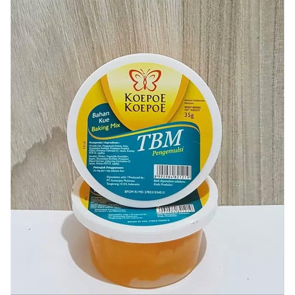 Jual TBM Emulsifier 35gr Cap Koepoe Koepoe | Shopee Indonesia