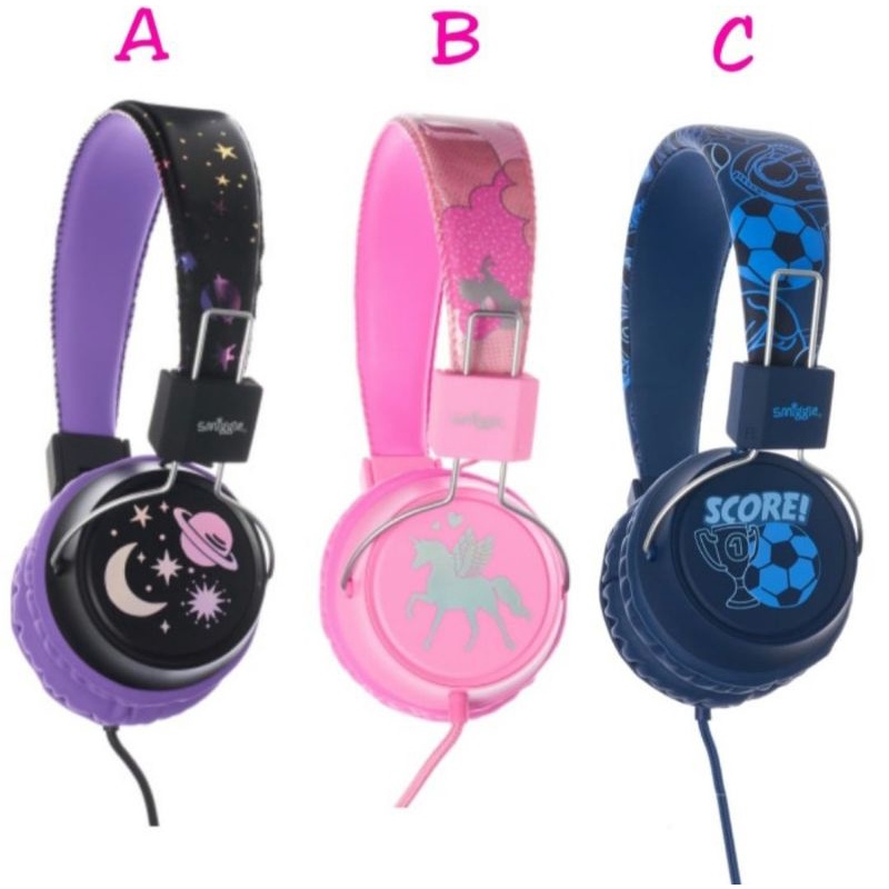 Jual Smiggle Lunar Headphones With Microphone | Shopee Indonesia