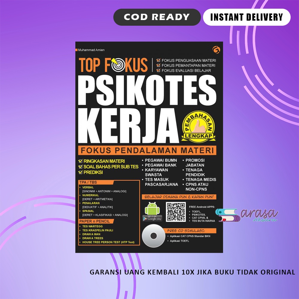 Jual Buku Test Psikotest Kerja Top Fokus Psikotes Kerja | Shopee Indonesia