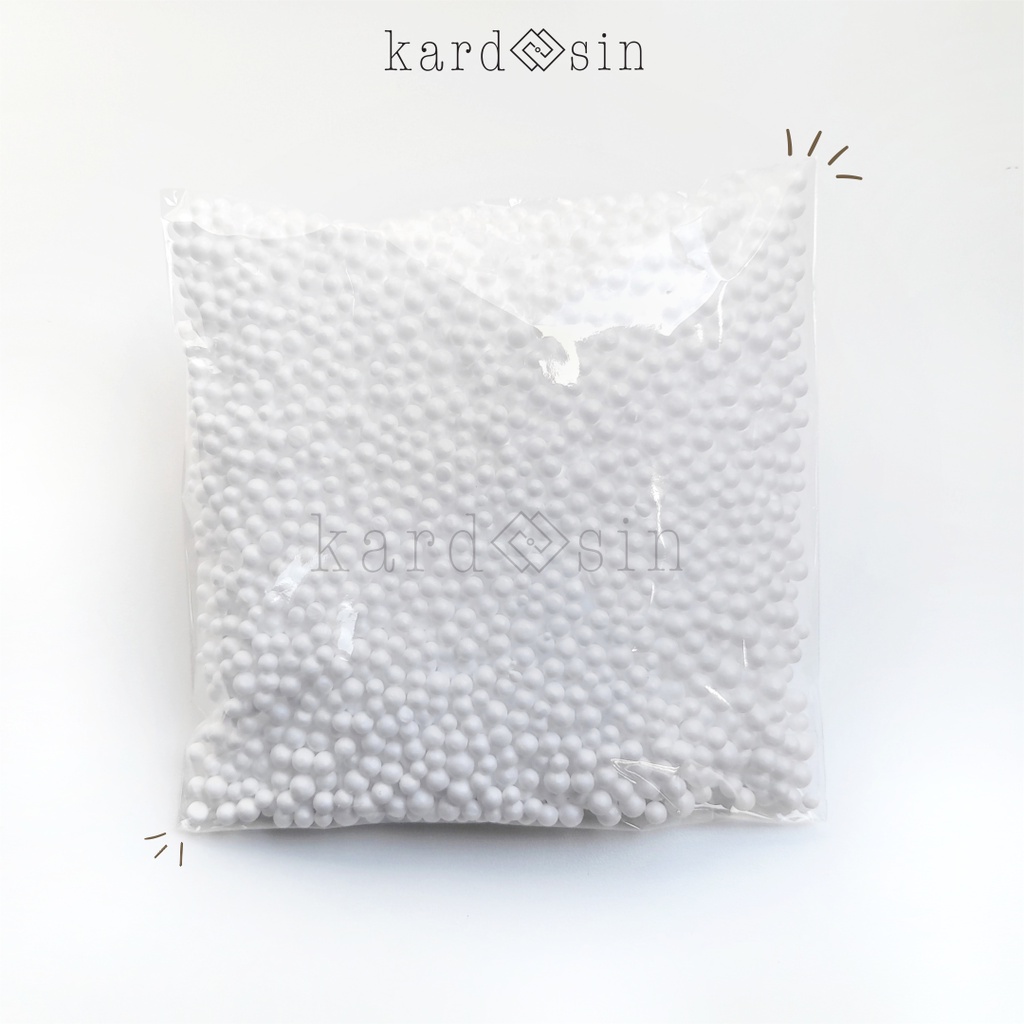 Jual [5 GRAM - 20 GRAM] STYROFOAM STEROFOM BUTIRAN MUTIARA TERLENGKAP ...