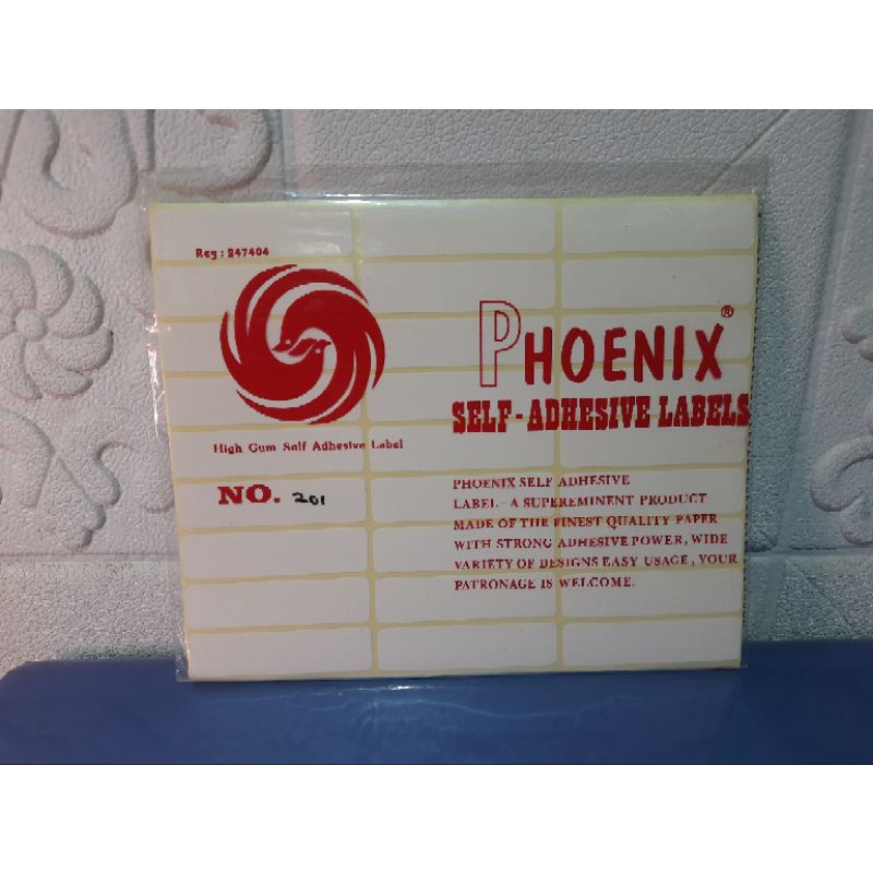Jual Sticker Label / Label Harga Phoenix No 201 (15 x 60 mm) | Shopee ...