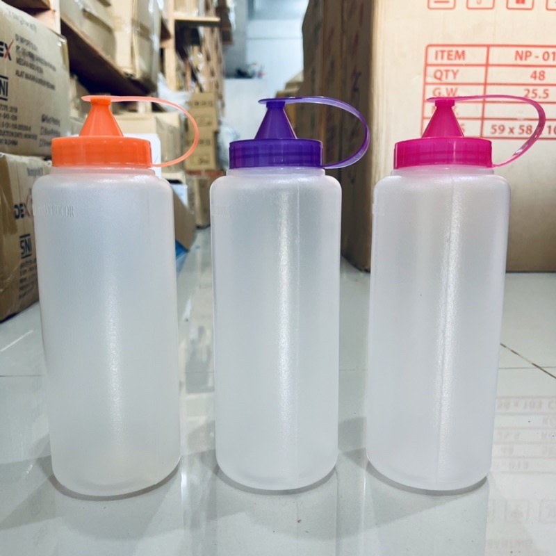 Jual Botol Kecap Kiky 1.000 ml Botol Saus Plastik 1 Liter NP Collection | Shopee Indonesia