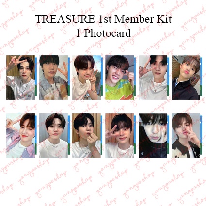 Jual [READY / SET] TREASURE 1ST MEMBER KIT 2022 TRES PHOTOCARD ...