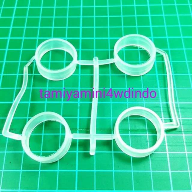 Jual 4022 ban hard large transparan tamiya mini 4wd mini4wd tires ...