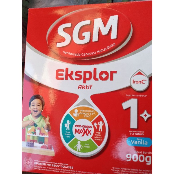 Jual Susu SGM 1 Plus 900gr Vanilla Murah Original | Shopee Indonesia