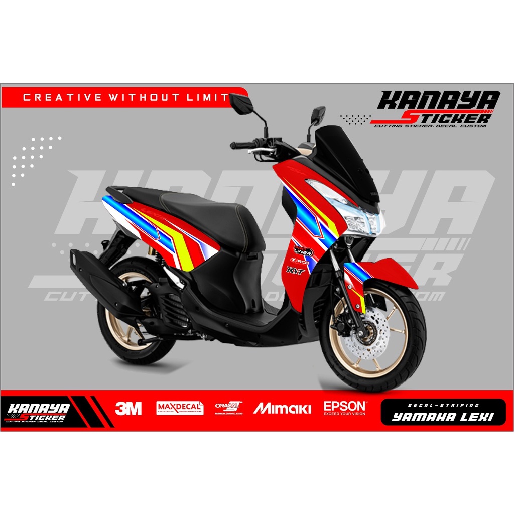 Jual DECAL YAMAHA LEXI / STICKER DECAL LEXI / STIKER LEXI / DECAL ...