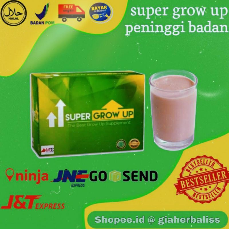 Jual SUPER GROW UP PENAMBAH TINGGI BADAN | ORIGINAL | Shopee Indonesia