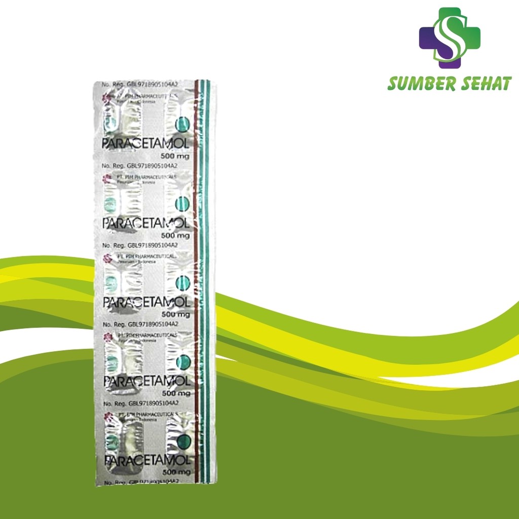 Jual PARACETAMOL 500 MG PIM STRIP 10 TABLET | Shopee Indonesia