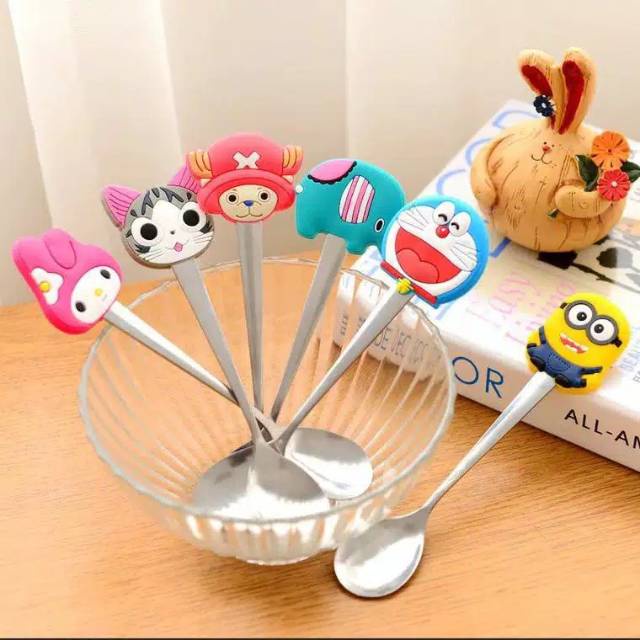 Jual Sendok teh mini sendok lucu tea spoon sendok makan | Shopee Indonesia