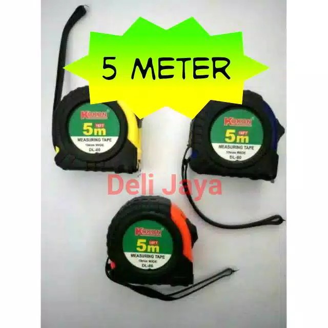 Jual Meteran Tarik 5 Meter | Shopee Indonesia