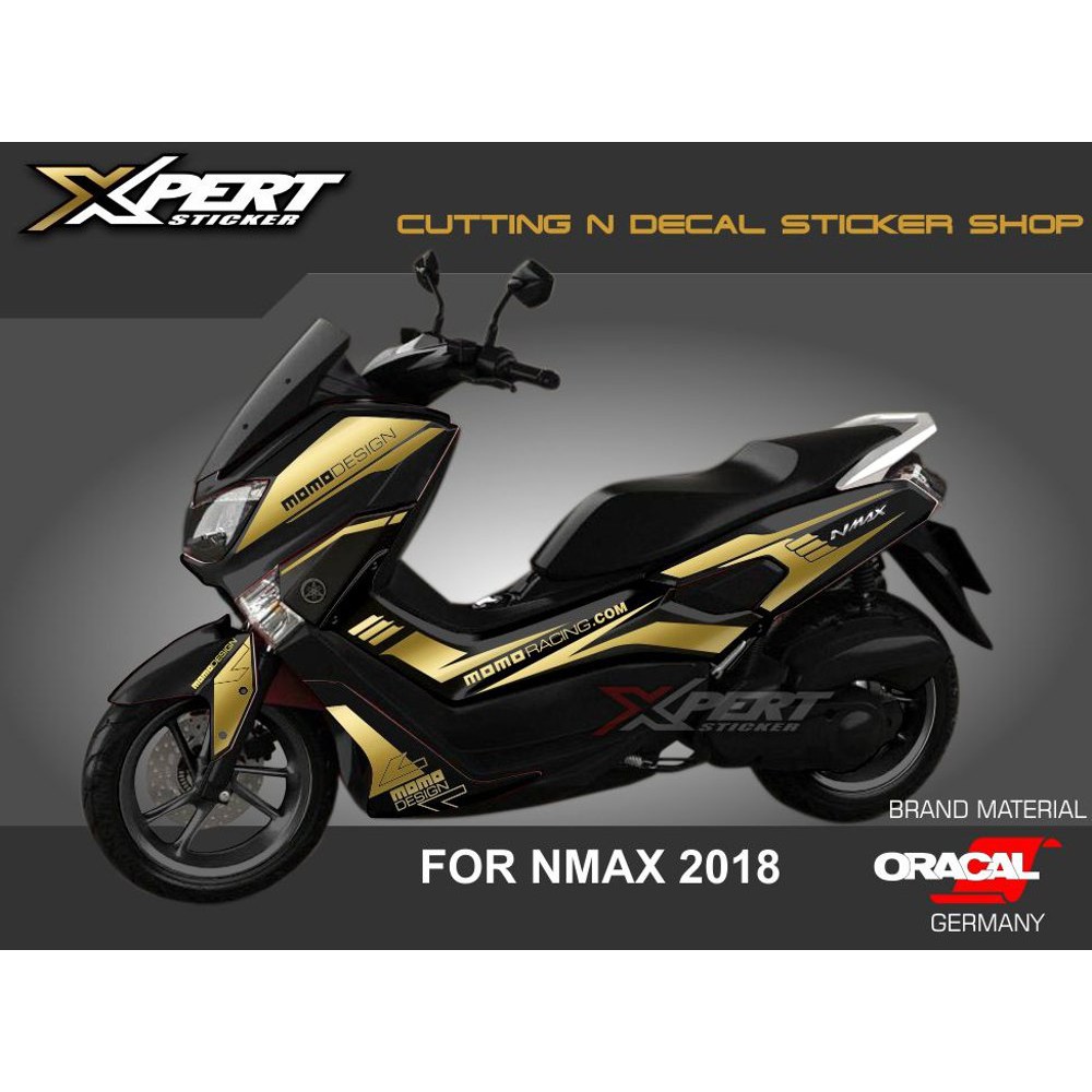 Jual Stiker motor Nmax / Sticker body Nmax STIKER NMAX GOLD CUTTING ...
