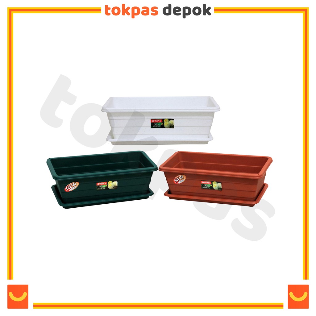 Jual [PROMO] Pot Bunga Lion Star Panjang Pot Tanaman Hias Murah Pot ...