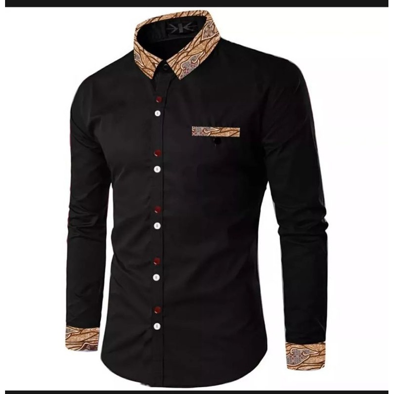Jual ARD KEMEJA PRIA BATIK MODERN OKI / KEMEJA PRIA KEREN / KEMEJA ...