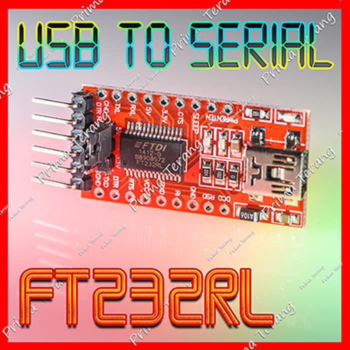 Jual Konverter Ft232Rl Usb To Ttl Serial Module Conterver Ft232 Ftdi ...