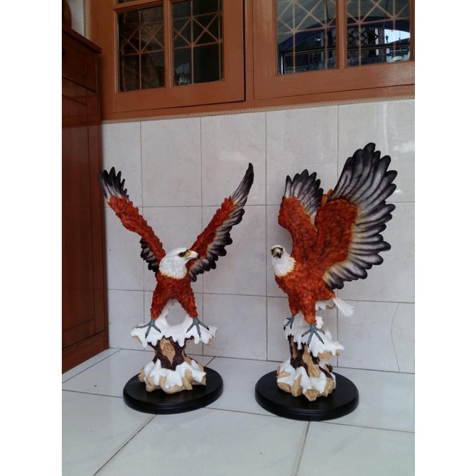 Jual PATUNG PAJANGAN BURUNG ELANG RAJAWALI MINIATUR GARUDA GRATIS ...