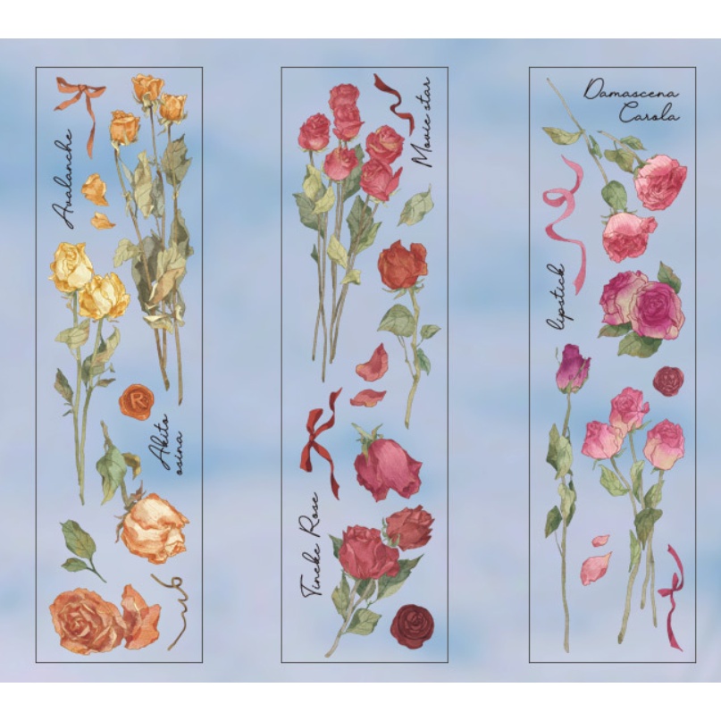 Jual Stiker Bunga Aesthetic Deco Sticker Flowers Set - SP07 | Shopee ...