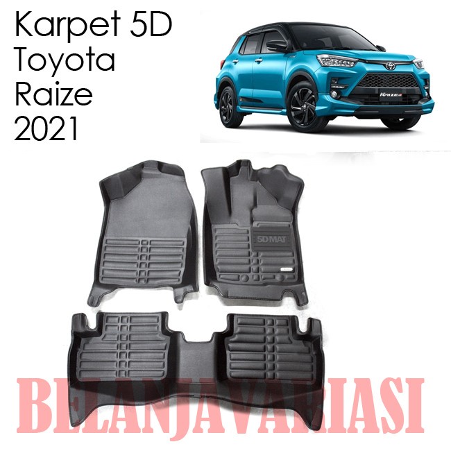 Jual Karpet 5D Toyota RAIZE 2021 Bagasi Daytona | Shopee Indonesia