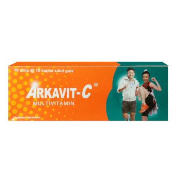 Jual ARKAVIT-C 500 MULTIVITAMIN 10 STRIP / 10 KAPLET | Shopee Indonesia
