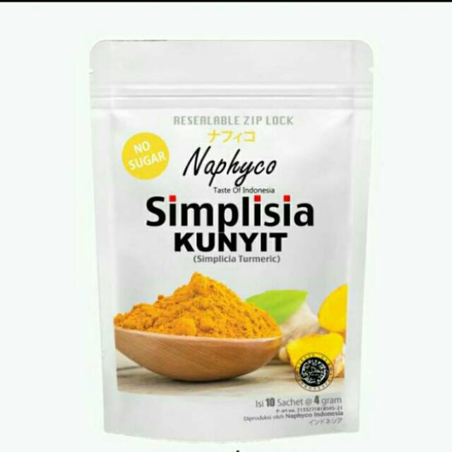 Jual Kunyit Naphyco Simplisia - serbuk kunyit -obat maagh - tanpa gula ...