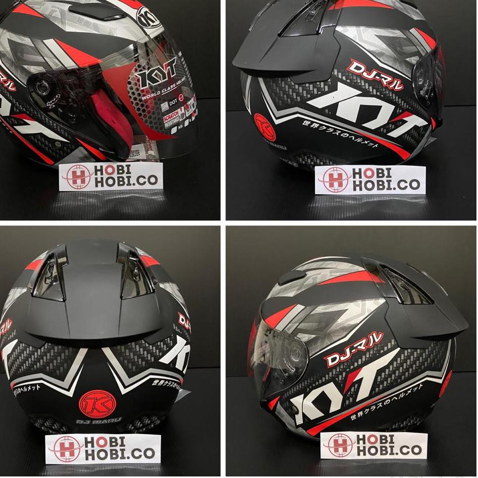 Jual HELM KYT DJMARU MOTIF HELM HALF FACE KYT DJMARU CORAK L8G6 ...