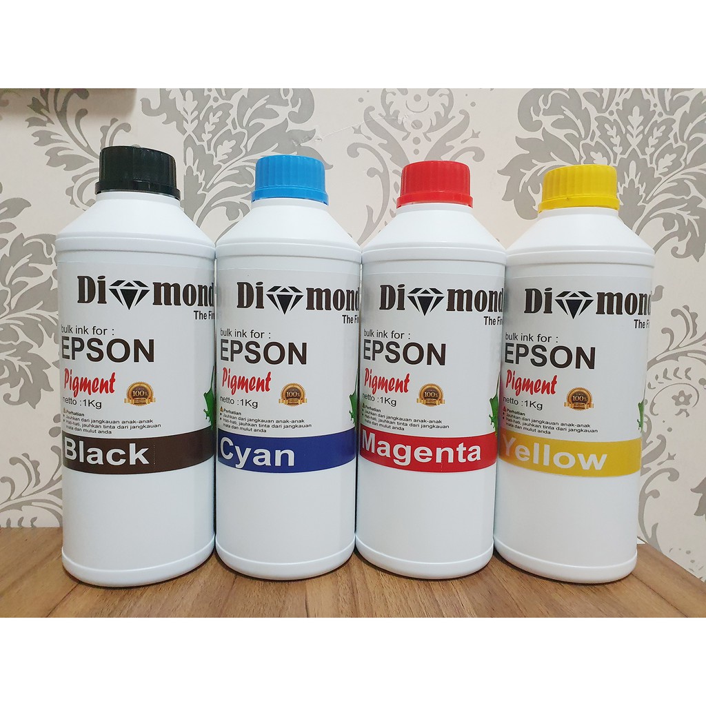Jual Tinta Pigment Epson Diamond Ink 1Kg Best Photo Quality | Shopee ...