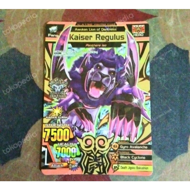 Jual KAISER REGULUS Animal Kaiser Ultra Rare LANGKA BONUS BEBERAPA ...