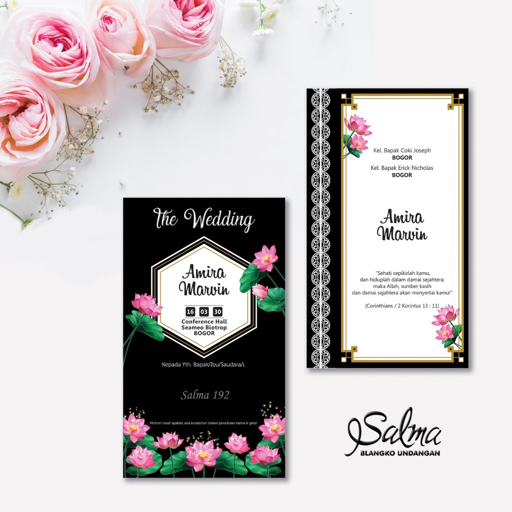 Jual Salma 192 | Blangko Undangan | Undangan Print | Undangan Kosong | Undangan | Undangan ...