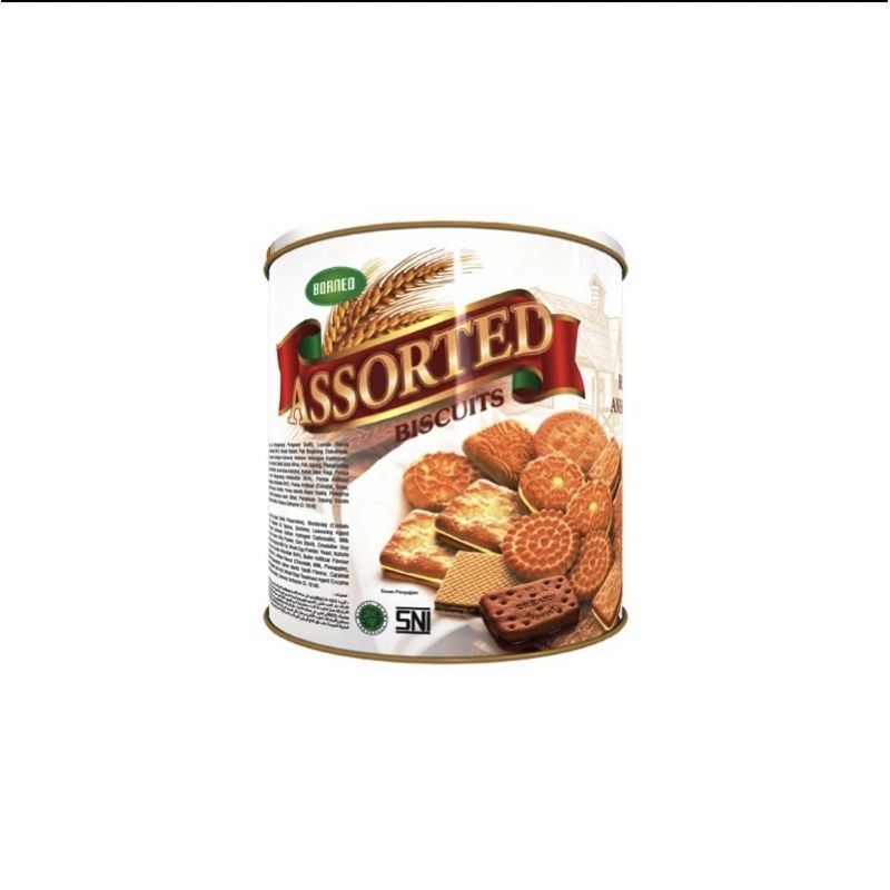Jual BISCUIT ASSORTED BORNEO 350 GR / CAMILAN / UBM BISCUIT | Shopee ...