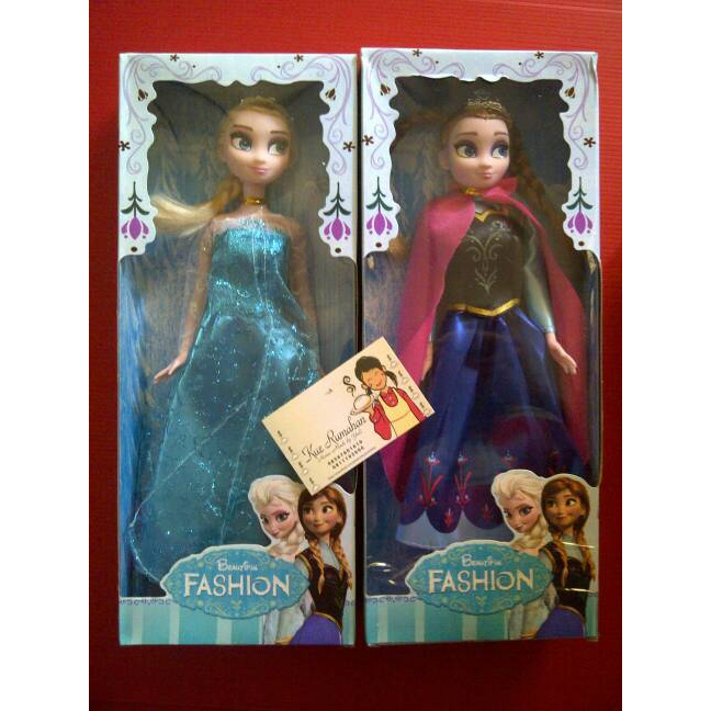 Jual Boneka Frozen Set Anna Dan Elsa Tinggi 30cm Sudah Dengan Baju Shopee Indonesia