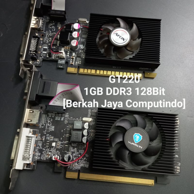 Jual VGA Card PCI Express GT220 1GB DDR3 128Bit Like NEW | Shopee Indonesia