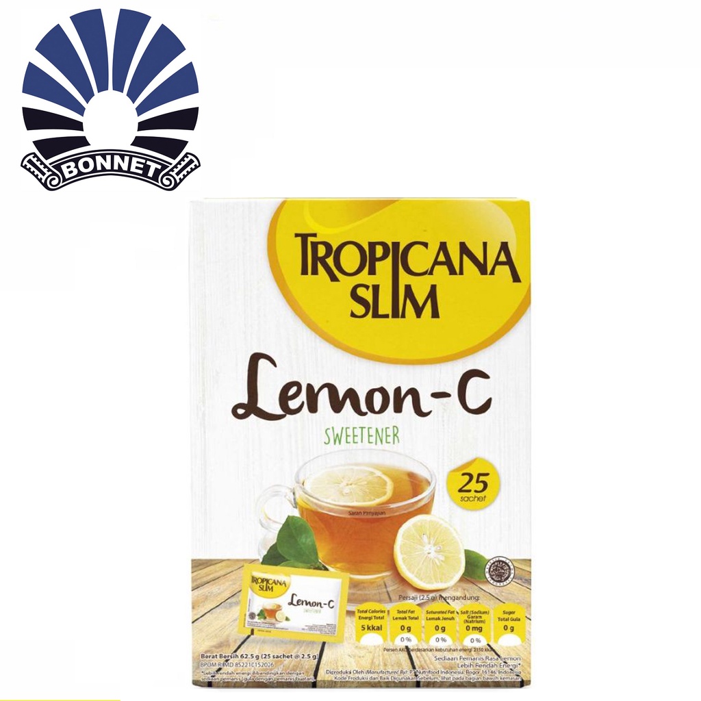 Jual Tropicana Slim Sweetener Lemon-C 25 Sachet - Pemanis untuk Bantu ...