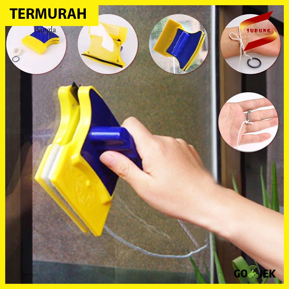 Jual Alat Pembersih Kaca / Magnet pembersih kaca - Magnetic Window Cleaner | Shopee Indonesia