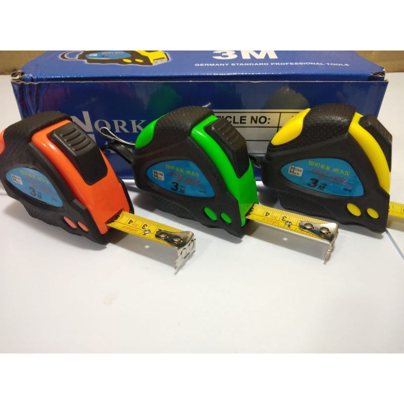 Jual METERAN KARET 3M WORK MAN / SELF LOCK / METERAN ROLL BANGUNAN ...