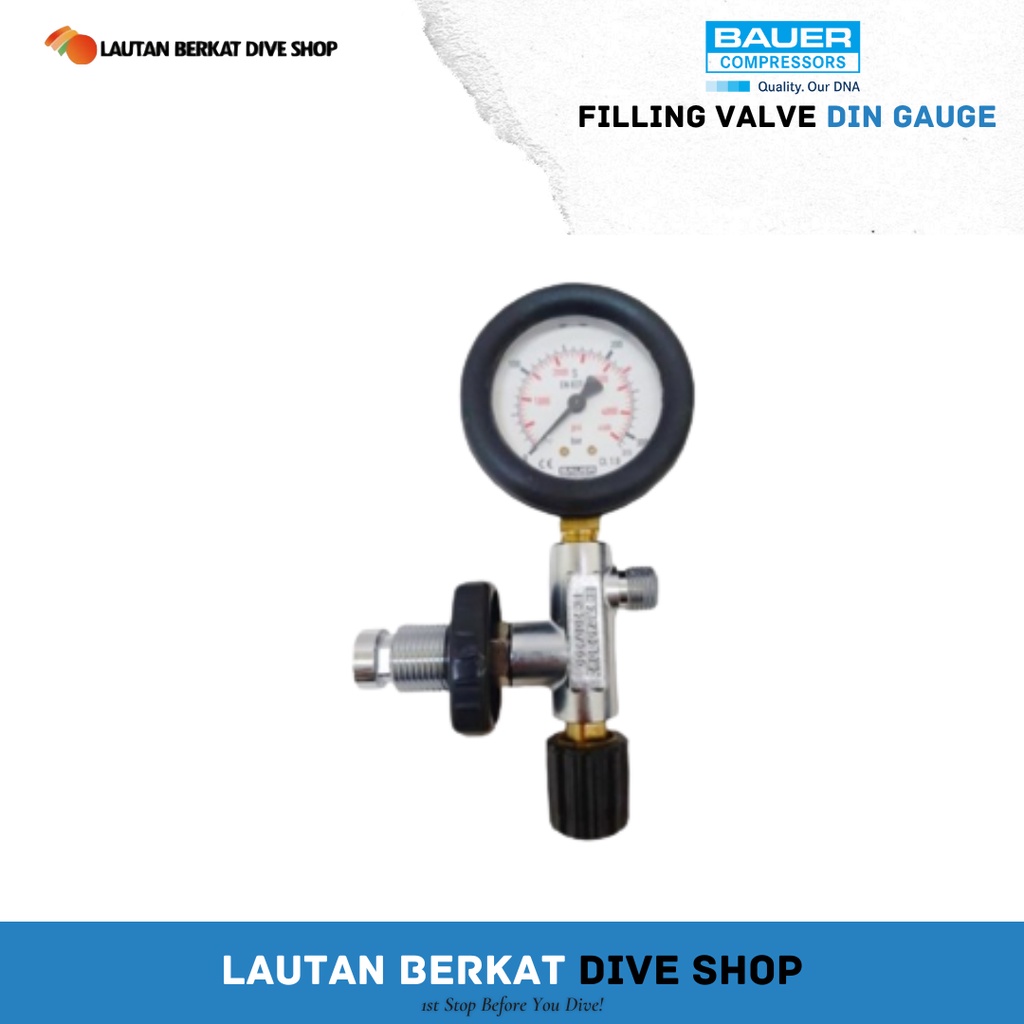 Jual Spare Part Compressor Bauer Filling Valve Din Gauge - PN200 ...