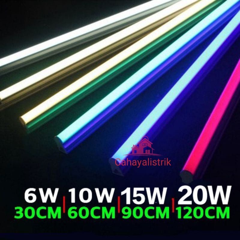 Jual Lampu TL Neon T5 LED 6W/10W/15/20W Tube Warna Warni/Lampu neon led | Shopee Indonesia