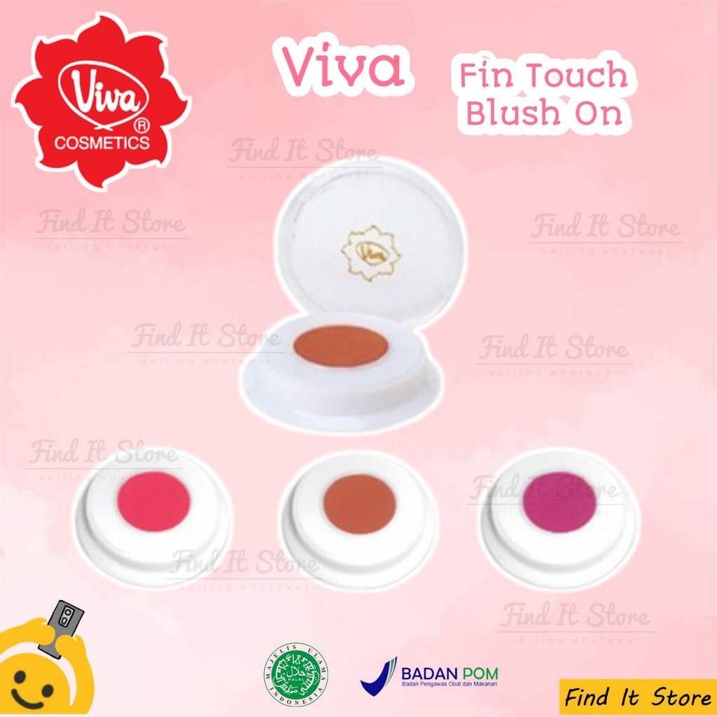 Jual Viva Fin Touch Blush On | Perona Pipi | 2gr | Shopee Indonesia