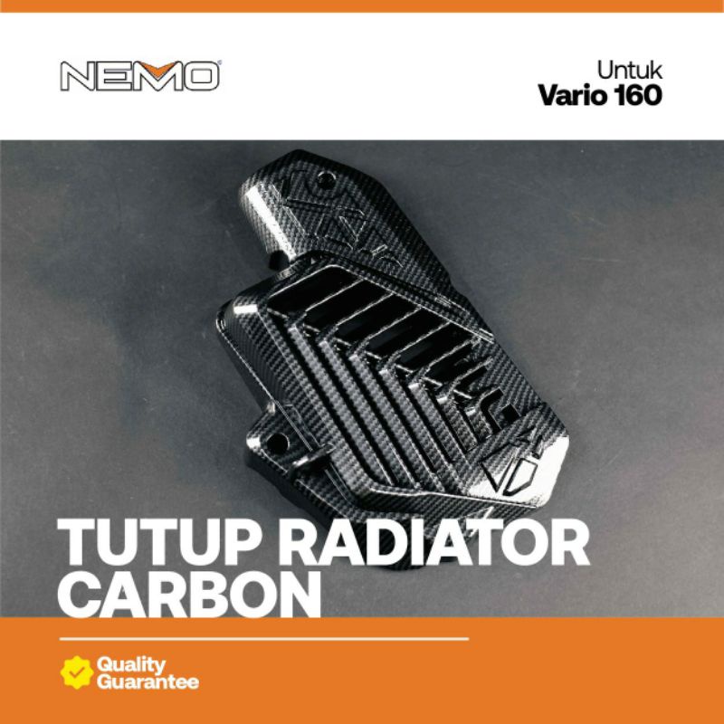 Jual Cover Radiator Vario 160 Carbon Nemo | Shopee Indonesia