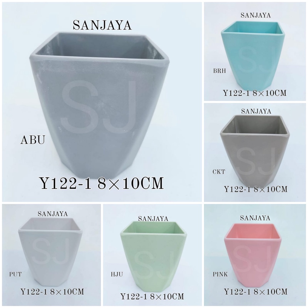 Jual Vas Bunga Minimalis / Vas Plastik Tebal / Vas Tanaman Bunga Aesthetic / Y122-1 8x10cm ...