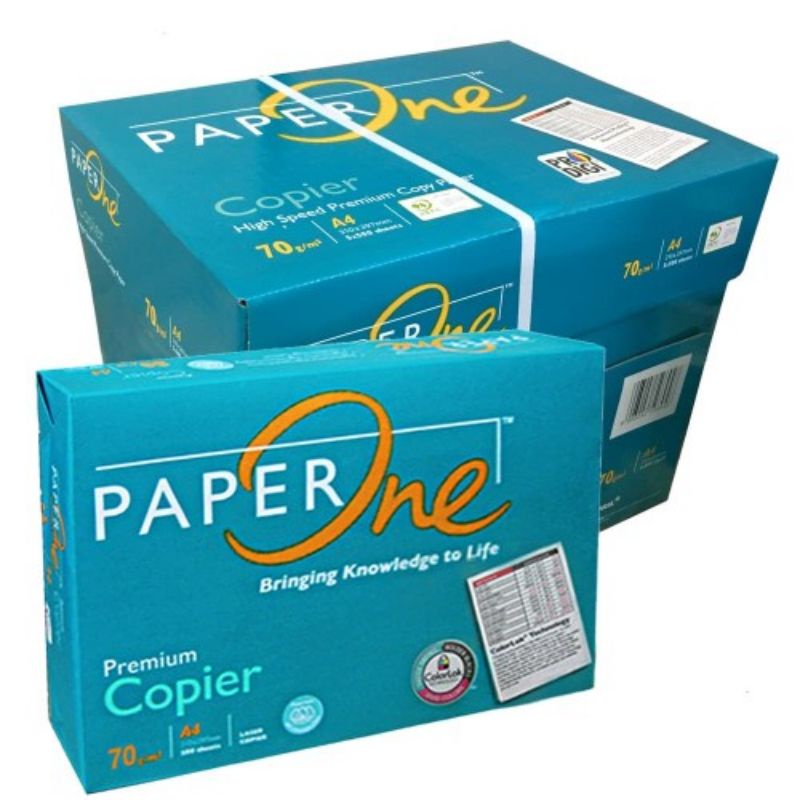 Jual kertas paper one a4 75 gr ( harga 5 rim / dus) | Shopee Indonesia