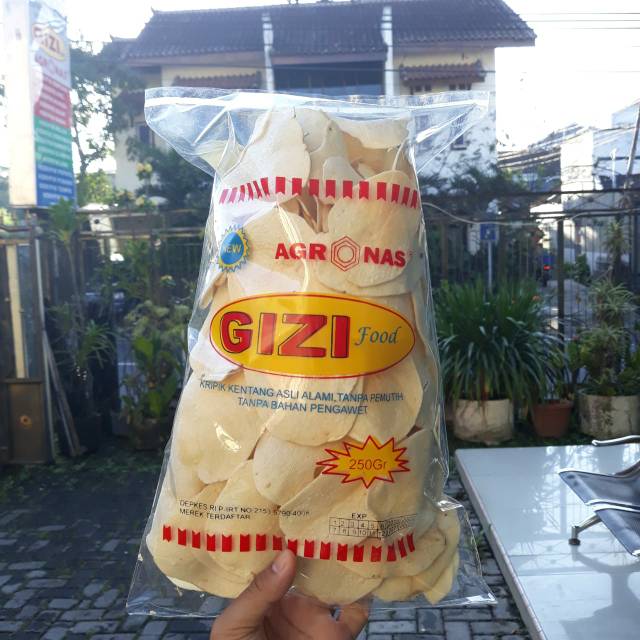 Jual Keripik Kentang Gizi Food Oleh-oleh Khas Batu ukuran 250 gr ...