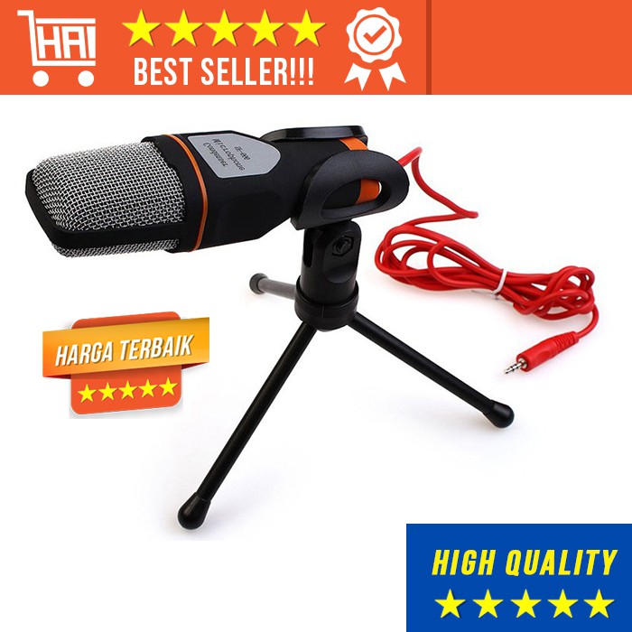 Jual MIC CONDENSER PLUS STAND SHOCKPROOF MOUNT MICROPHONE REKAMAN ...