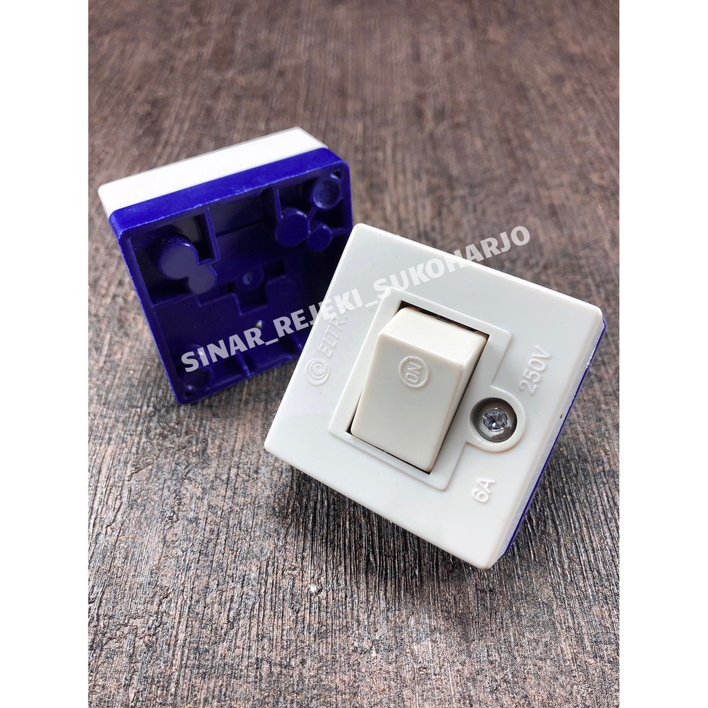 Jual Saklar Tempel OB Engkel Single Piano ELTRA / Sakelar Lampu ...
