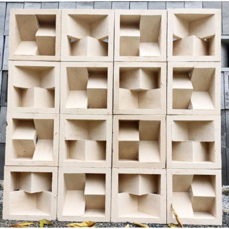 Jual Roster beton motif M 2 muka depan belakang halus,Roster minimalis ...