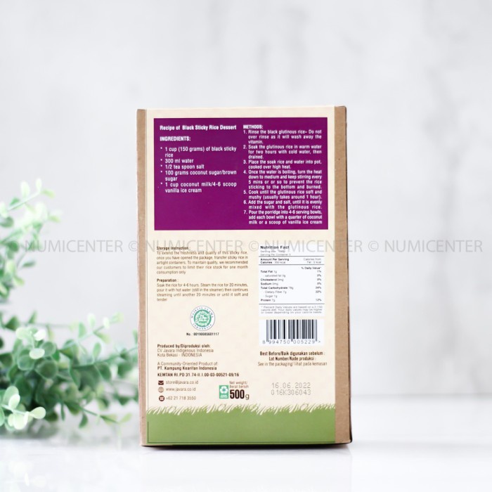 Jual KETAN-BERAS- BLACK GLUTINOUS RICE 500G BERAS KETAN HITAM BLACK ...